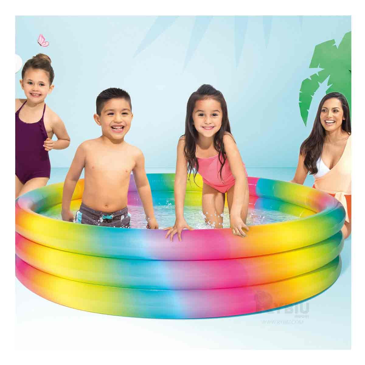 Piscina para Juegos y Sencillo Multicolor Y+Regalo Stickers – RYBIU IMPORT