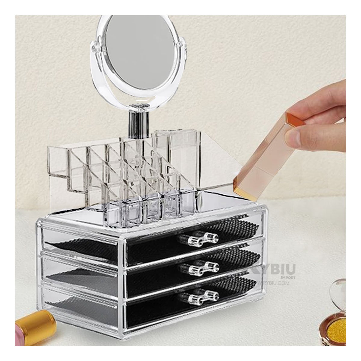 Organizador con Divisiones Transparente Y+Papel de Regalo – RYBIU IMPORT