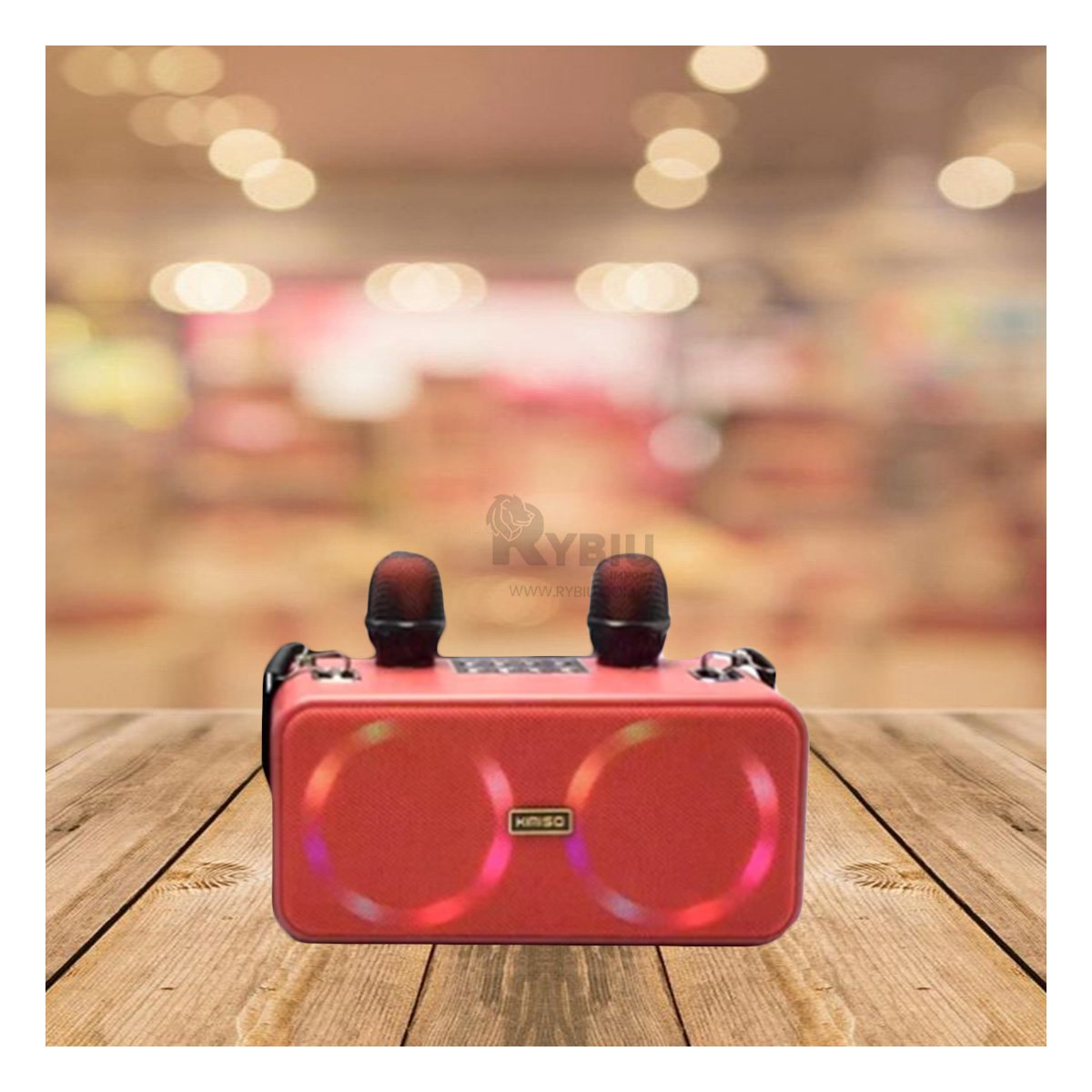 Parlante Multiusos en Color Rojo Y+Papel de Regalo – RYBIU IMPORT