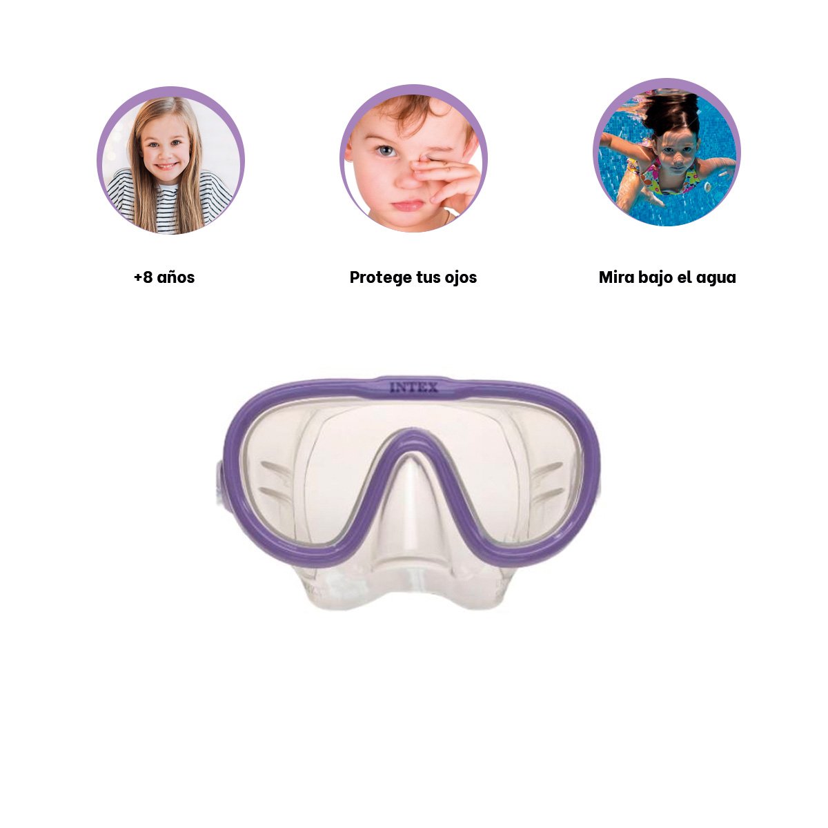 Gafas con Vision Panoramica y Util en Lila Y+Gift Stickers – RYBIU IMPORT