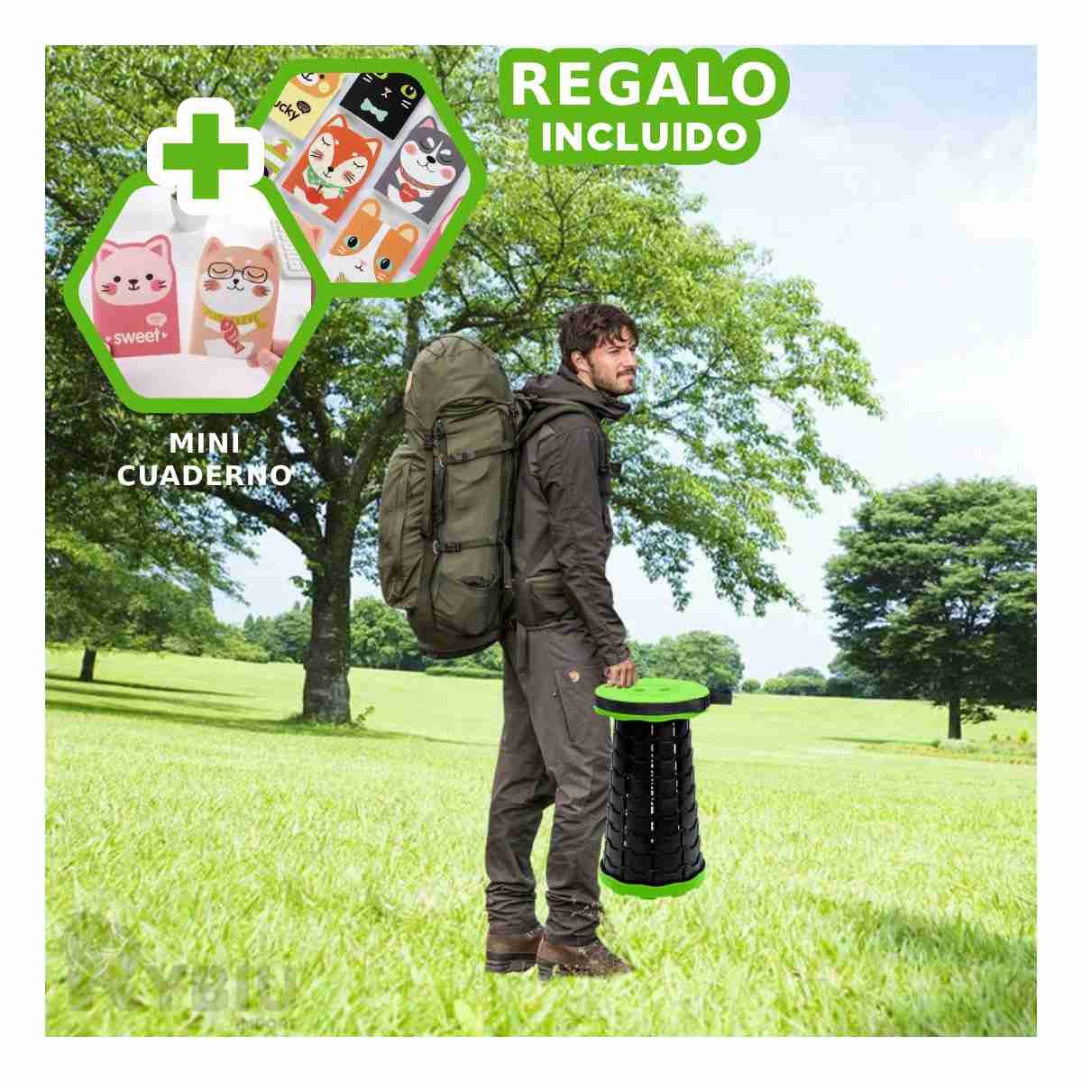 Silla Vertical Plegable y Comoda en Verde Y+Regalo Stickers – RYBIU IMPORT